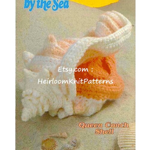 Crochet Queen Conch Shell Rare Vintage Pattern PDF Crochet by - Etsy