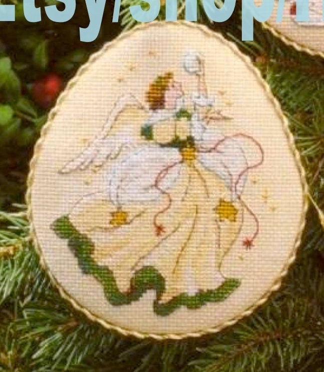 6 Angel Ornaments Counted Cross Stitch Pattern PDF Angel | Etsy
