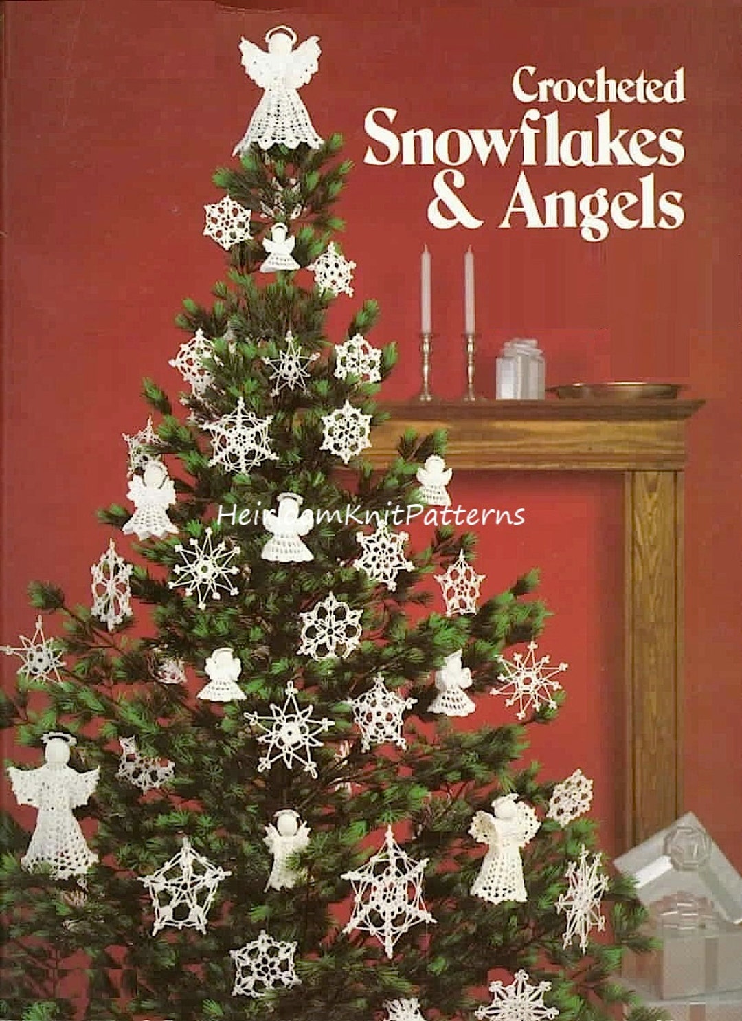 16 Designs Crochet Angels & Snowflakes Pattern PDF Christmas Snowflakes ...