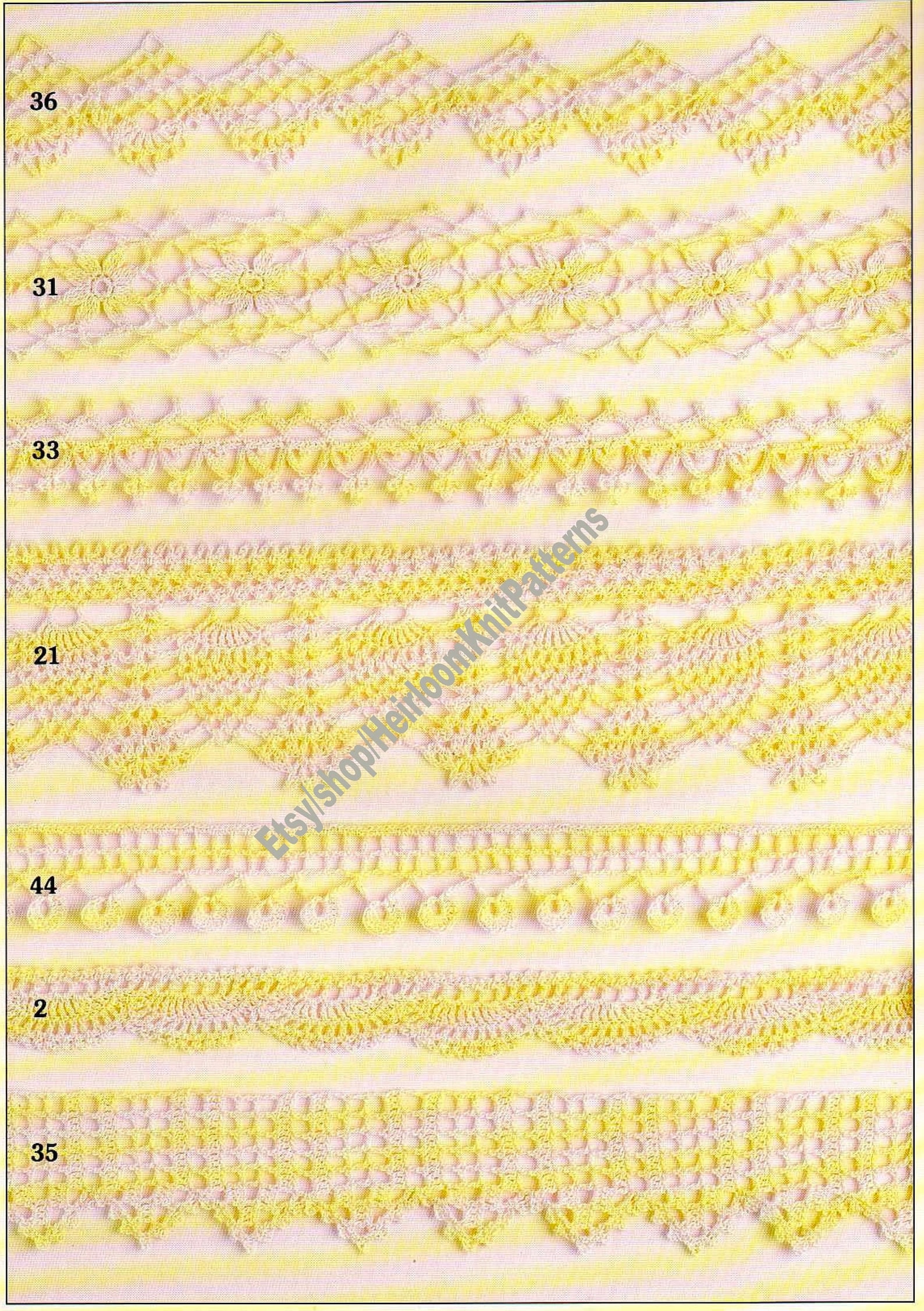50 Thread Crochet Edgings Vintage Crochet Pattern Filet - Etsy