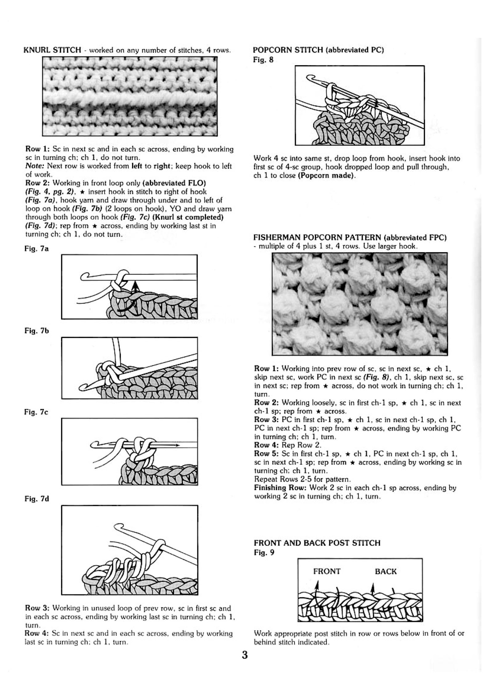 6 Designs Fisherman Crochet Afghans Vintage Pattern PDF - Etsy