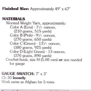 Shell Waves Afghan Vintage Crochet Pattern Blanket Coverlet Lapghan ...