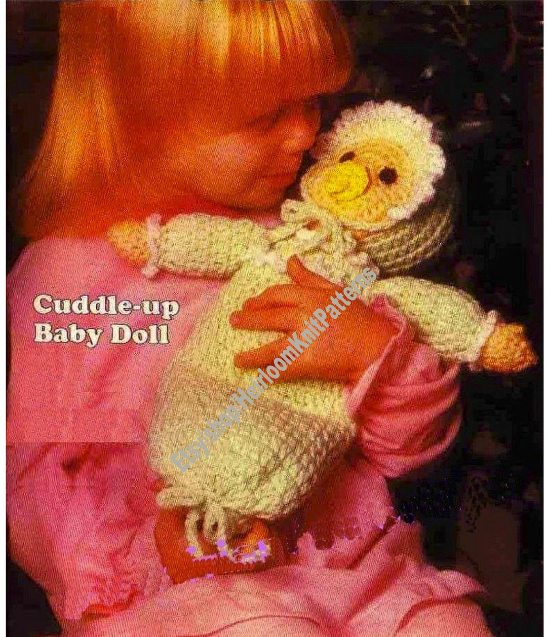 Baby Doll Vintage Crochet Pattern 12'' Soft Stuffed Rag Doll First ...