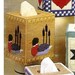 6 Country Tissue Box Covers Vintage Plastic Canvas Pattern Duck Goose ...