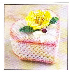 12 Designs Flower Garden Boxes Vintage Plastic Canvas Pattern PDF ...