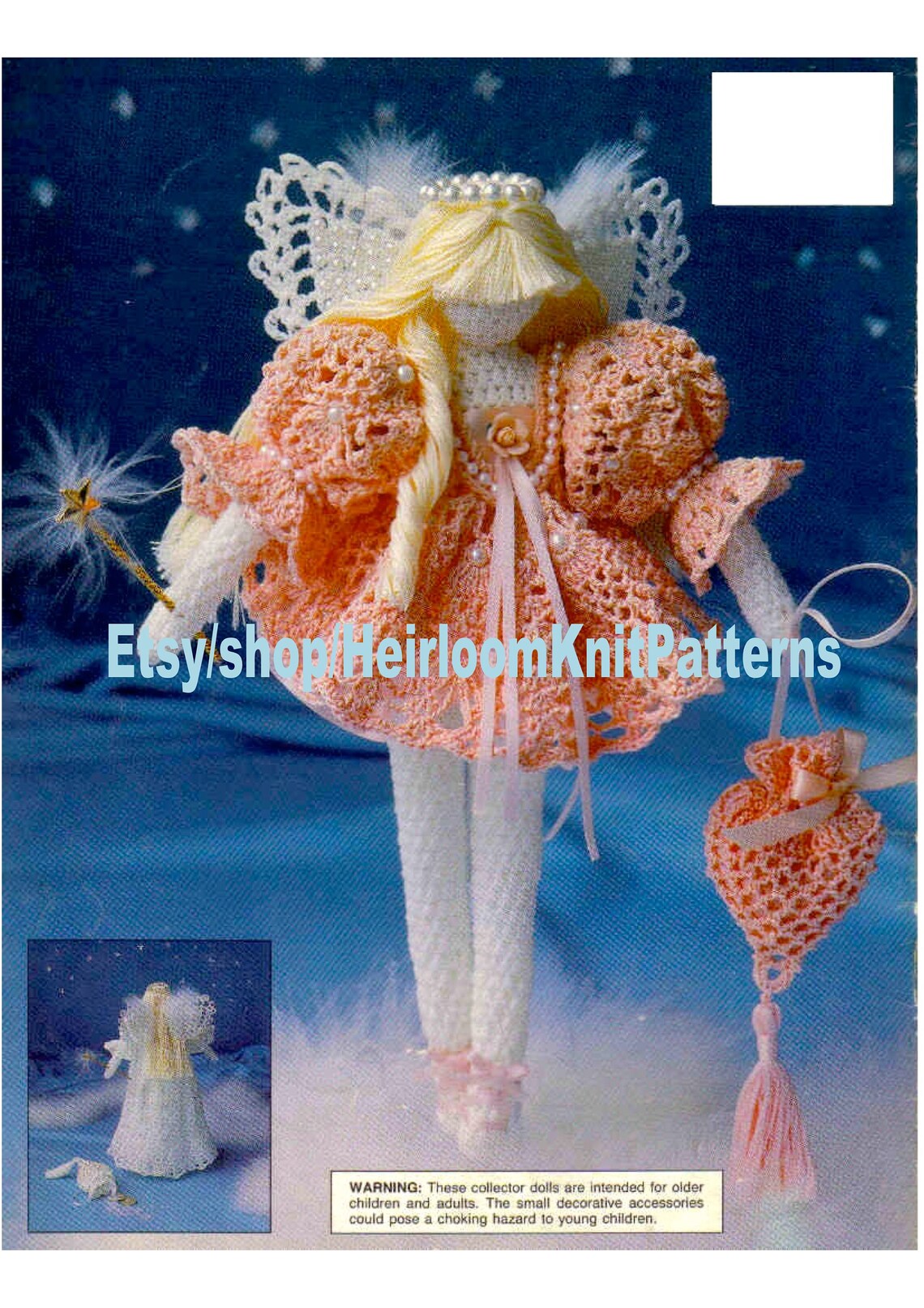 Toothfairy Angel Crochet Pattern PDF Tooth Fairy Doll With - Etsy