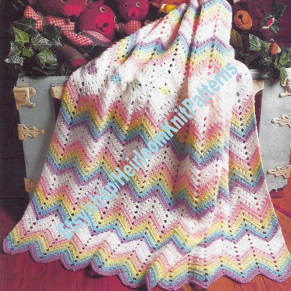 Chevron Afghan - Etsy