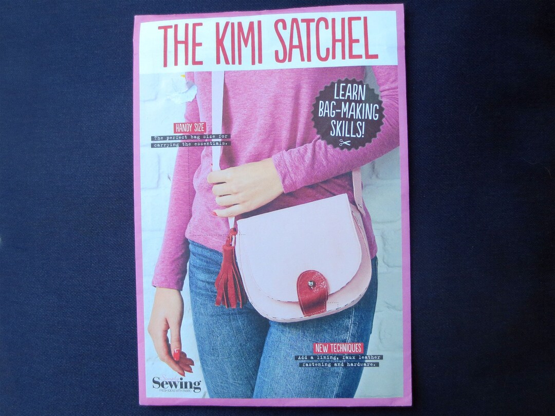 The Kimi Satchel Uncut Sewing Pattern, Simply Sewing - Etsy