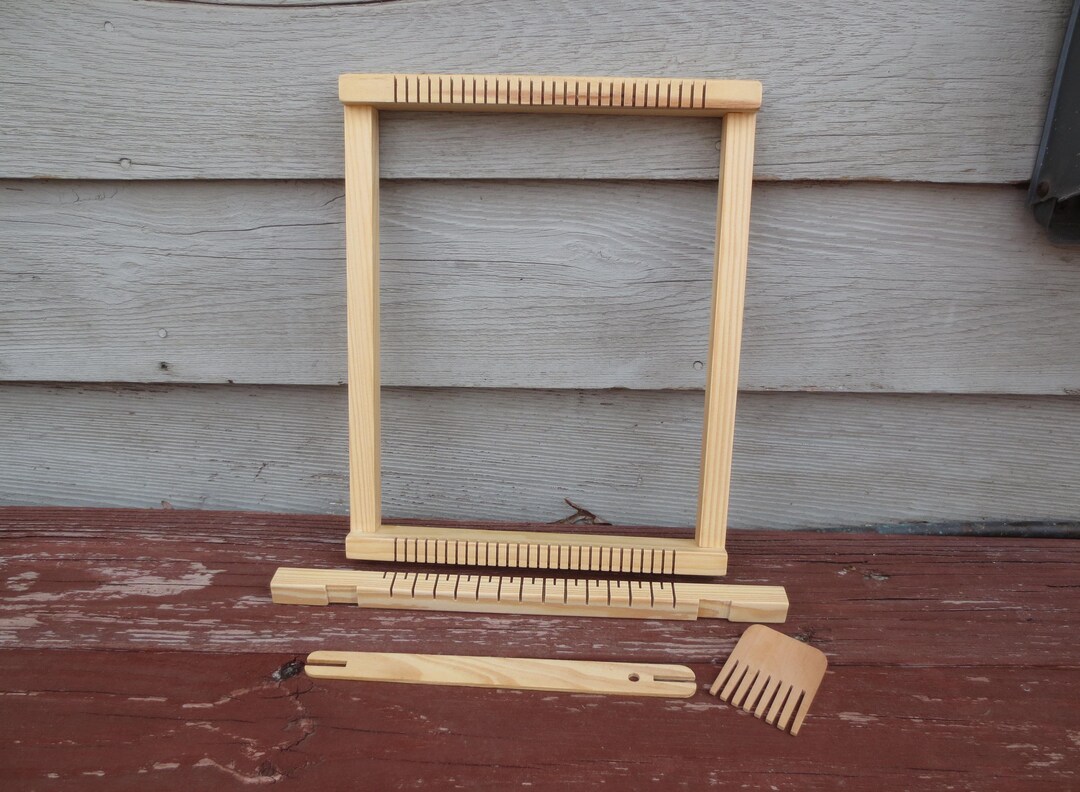 Wood Loom – Loom, Separator, Shuttle, Comb and Instructions - Etsy