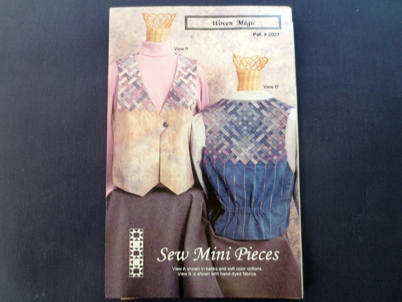 2000 Woven Magic Vest Uncut Vintage Pattern, Sew Mini Pieces 2027 ...