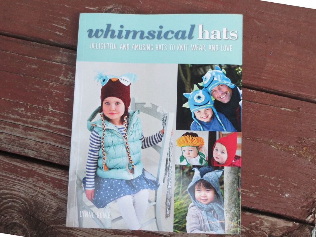 Whimsical Hats Craft Book by Lynne Rowe, Knitting Patterns - Etsy