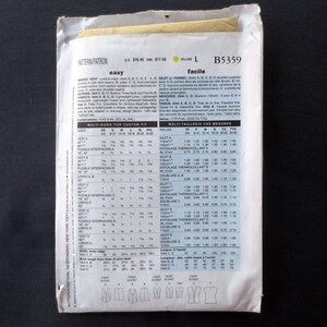 Vest Uncut Sewing Pattern, Butterick 5359, Size 4, 6, 8, 10, 12, 14 - Etsy