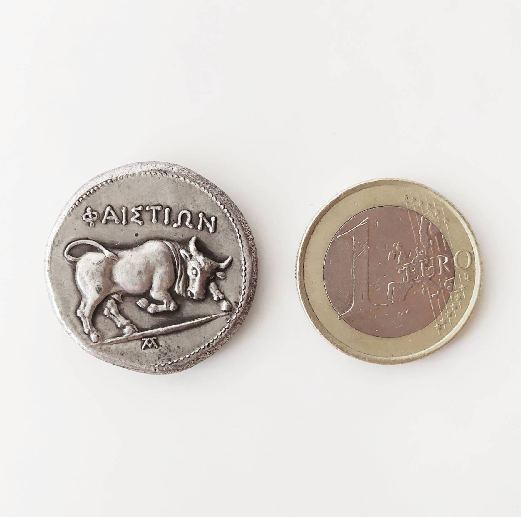 Silver Greek Coin From Phaistos, Creta, ΦΑΙΣΤΙΩΝ, Drachma, 320-300 BC ...