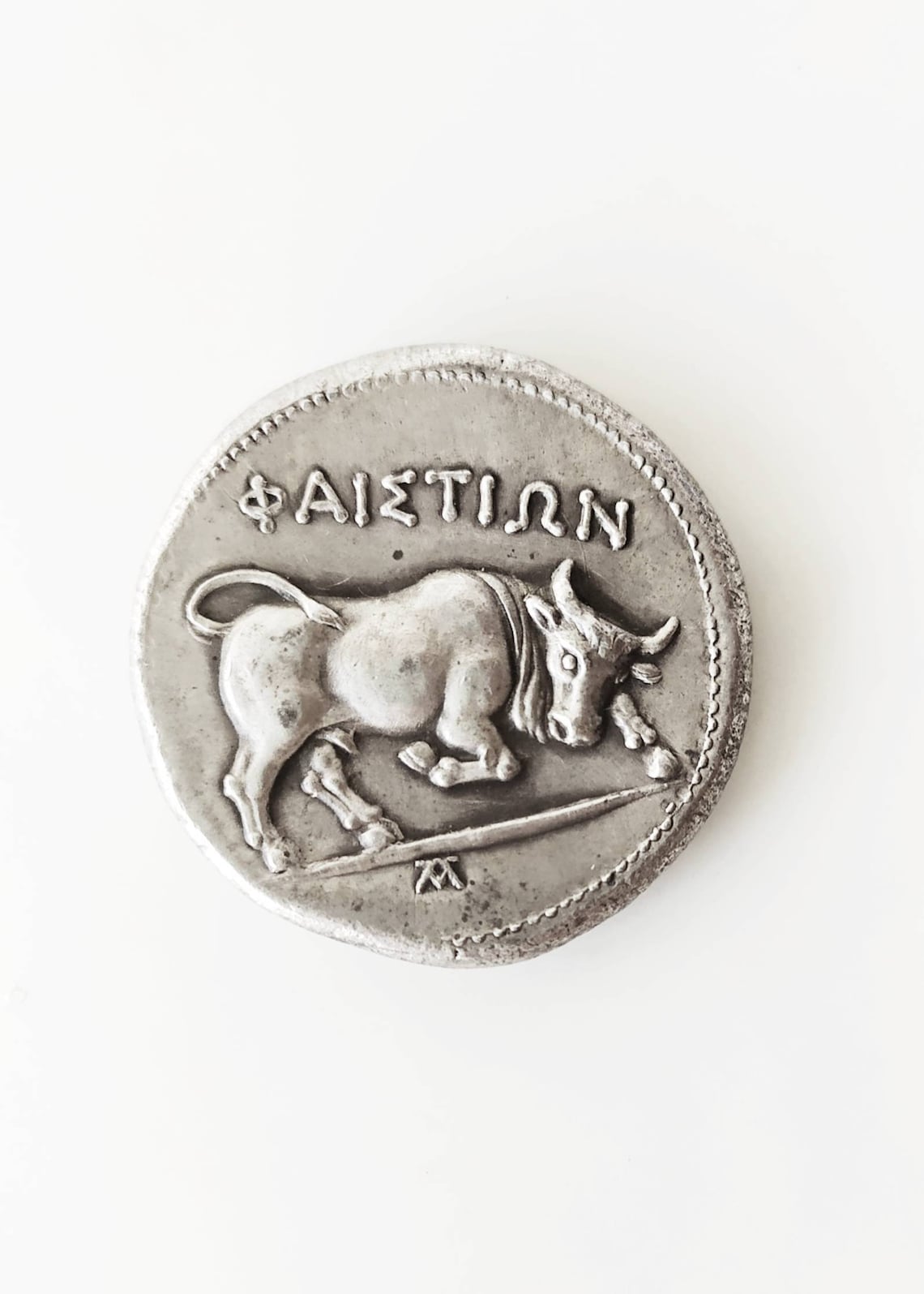 Silver Greek Coin From Phaistos, Creta, ΦΑΙΣΤΙΩΝ, Drachma, 320-300 BC ...