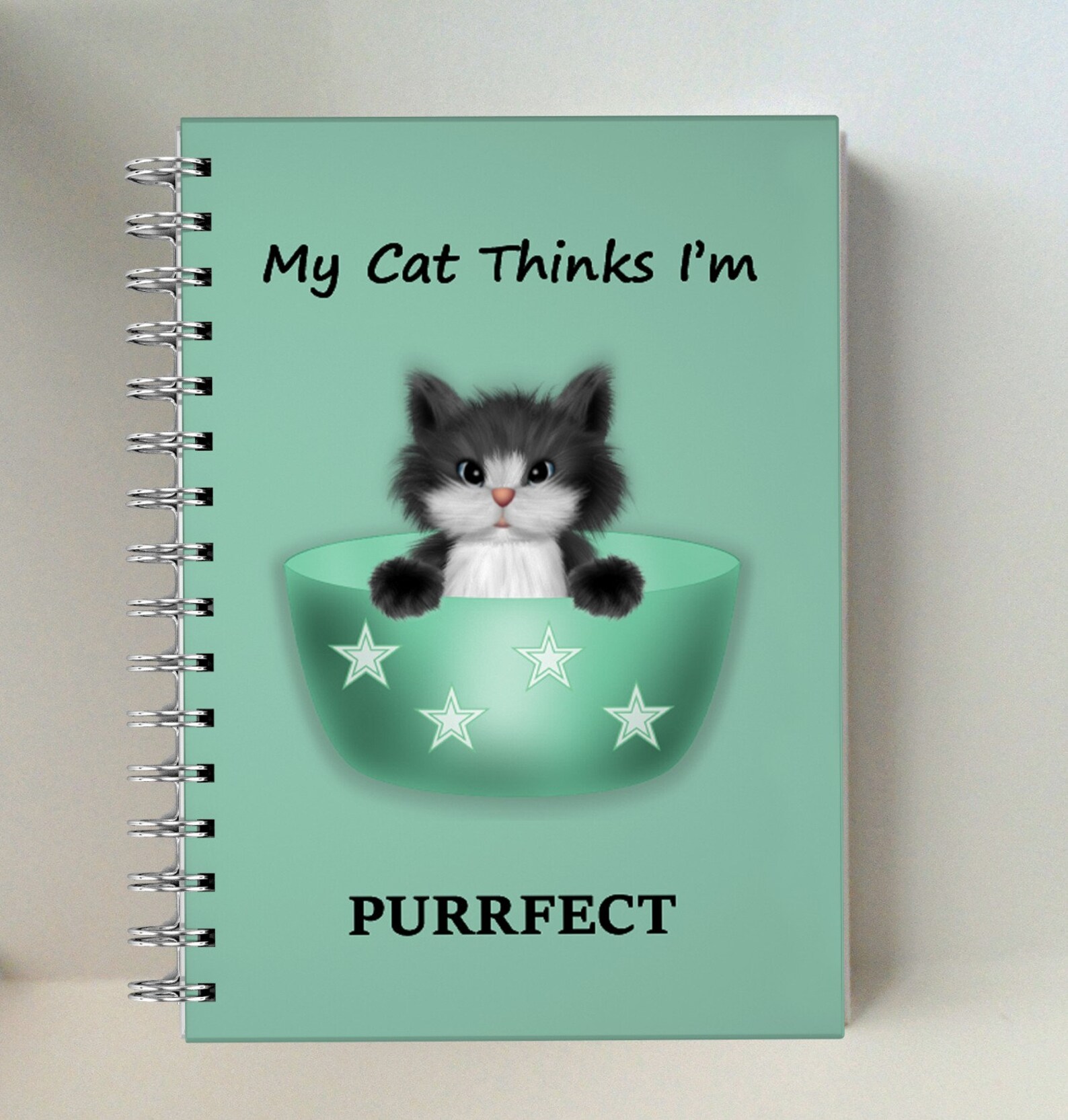 Password Book With A Cute Kitten Printed on the Front Cover 4 - Etsy