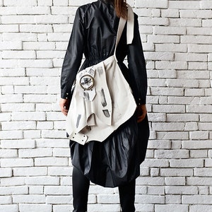 White Leather Bag/high Quality Tote/extravagant Shoulder Bag/white ...