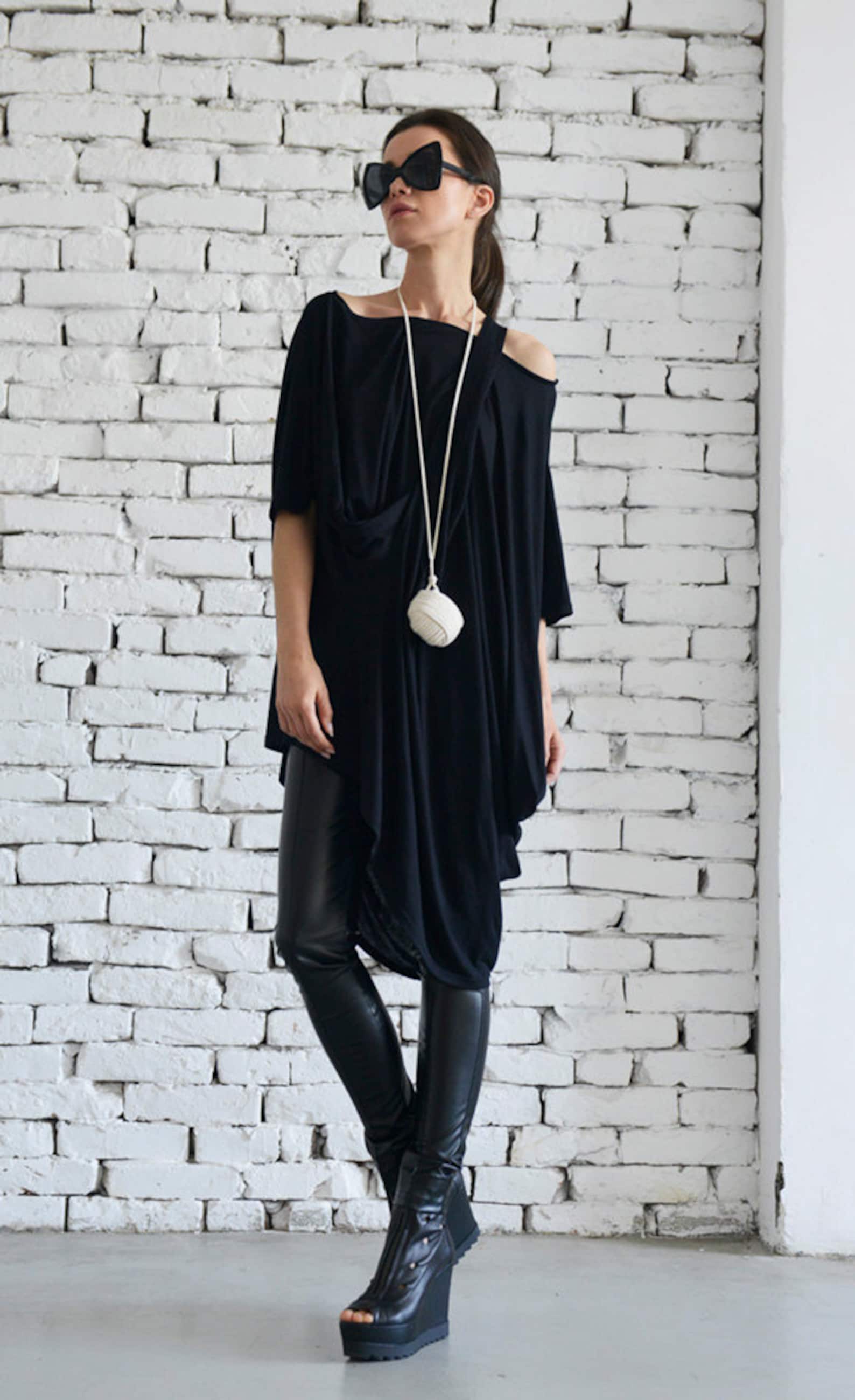 Maxi Tunic / Oversized Tunic / Asymmetric Tunic / Boho Chic - Etsy