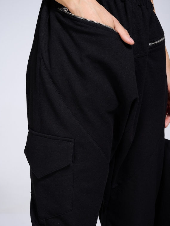 Elastic Waist Pants / Japanese Pants / Streetwear Pants Elastic Waist Pants / Japanese Pants / Streetwear Pants