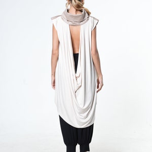 Open Back Top / Asymmetric Tunic / Backless Top / Plus Size Tunic Tops ...