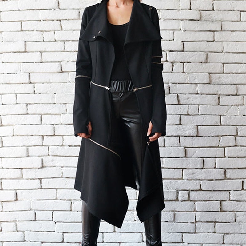 Trench Coat Buttoned to the Top - Etsy