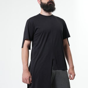 NEW Asymmetrical Tunic / Mens Tunic Shirt / Short Sleeve Tunic - Etsy