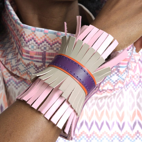Fringe Cuff - Etsy