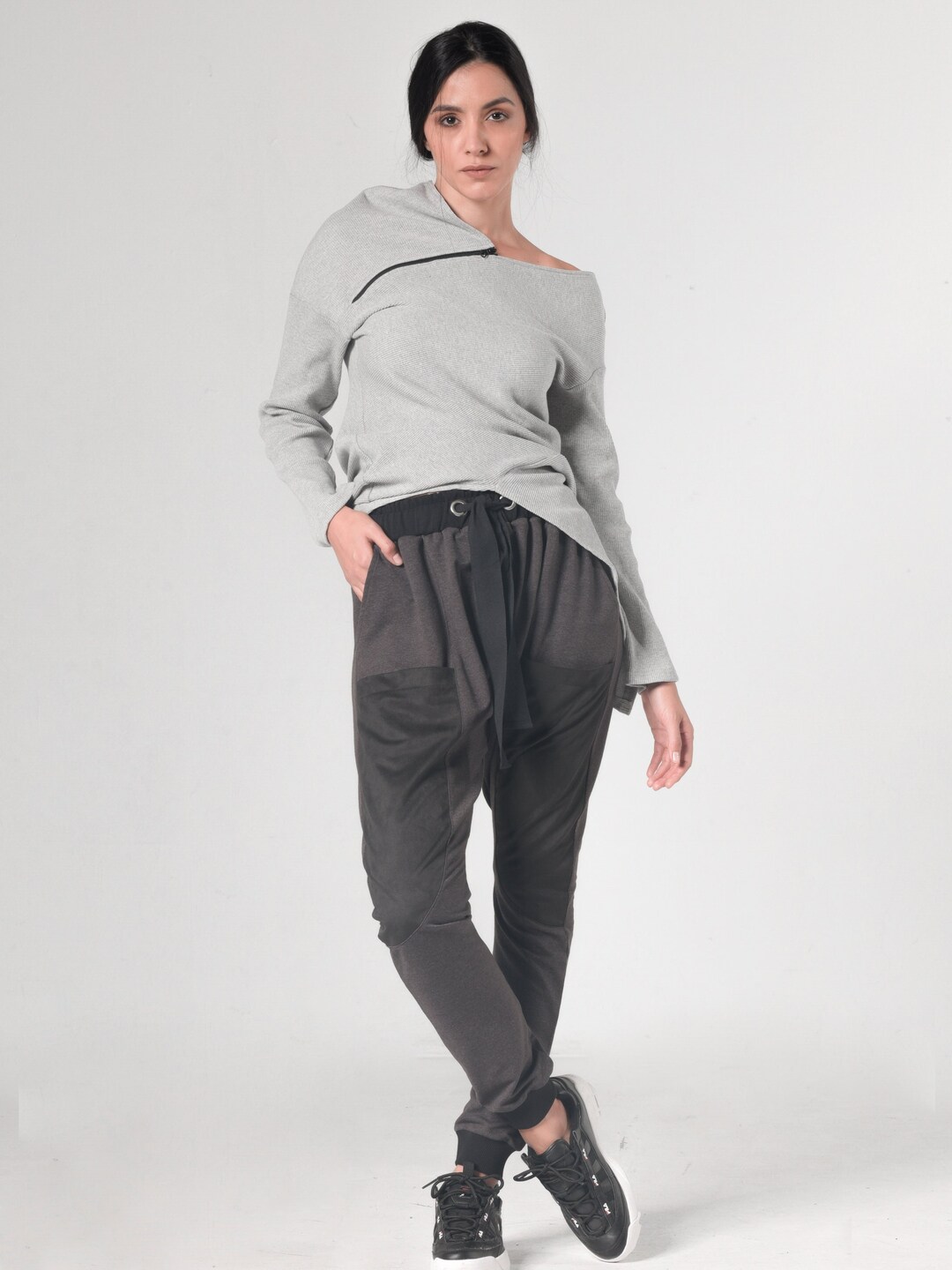 Womens Lounge Pants Oversized Pants Maxi Pants Drop Crotch Pants