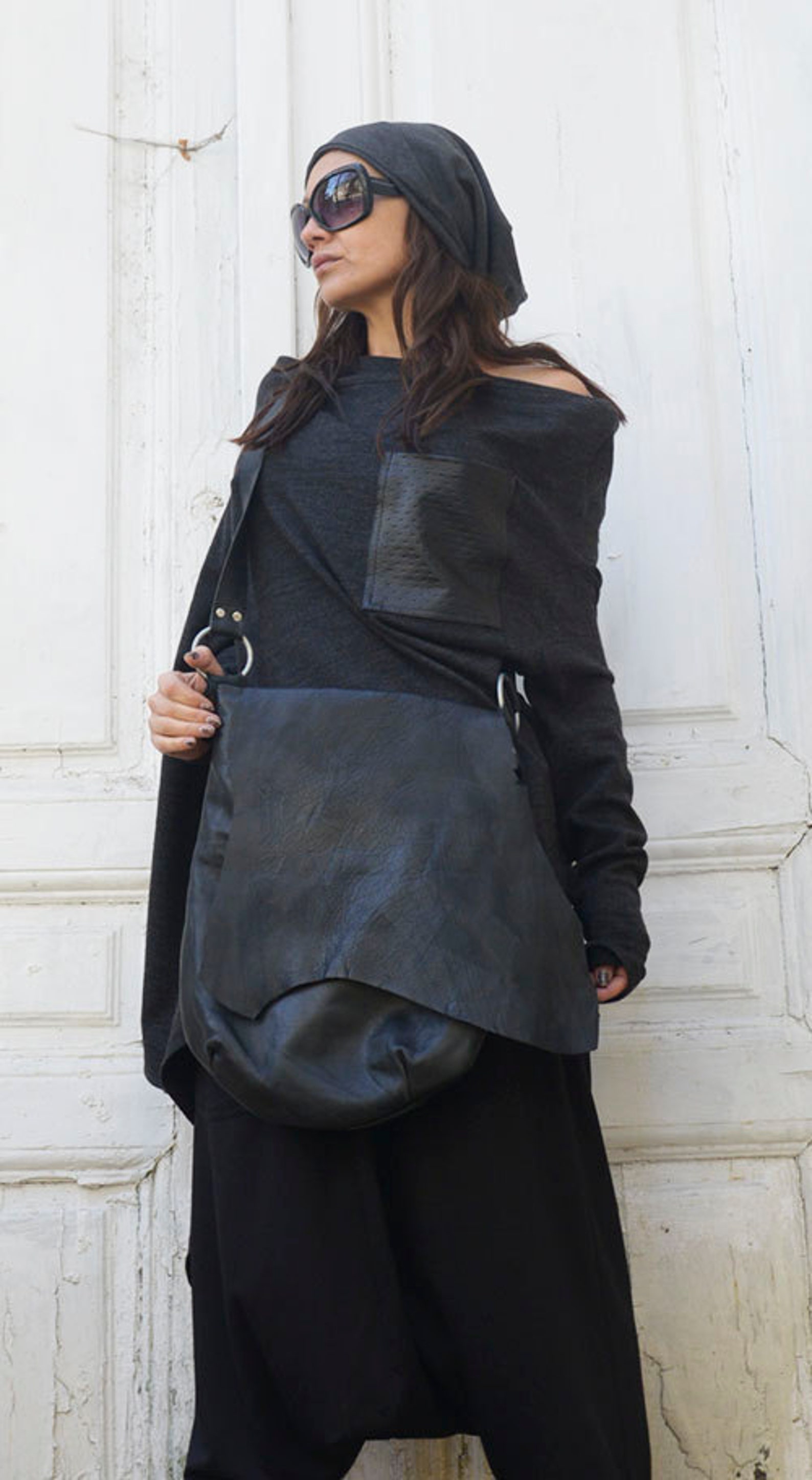 Small Black Leather Purse / Leather Crossbody Bags for Women / - Etsy