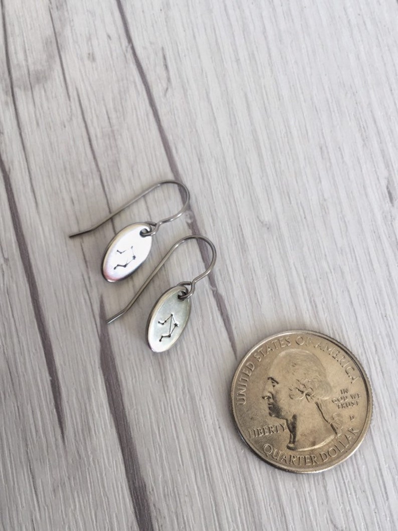 Libra Earrings Libra Jewelry Zodiac Sign Earrings - Etsy