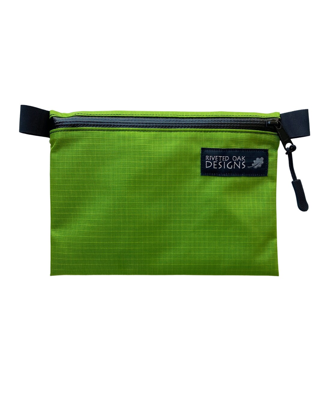 5"x7" Green 210D Robic Ripstop Nylon Zipper Pouch - Ultralight Pouch ...