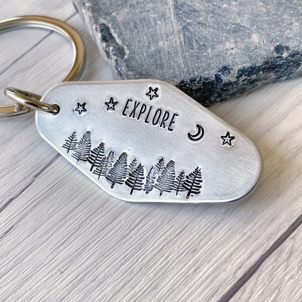 Tree Keychain - Etsy