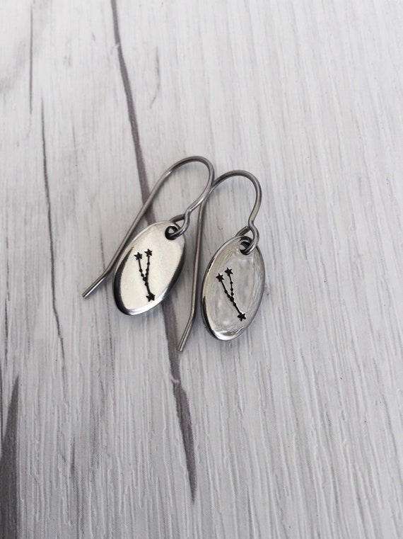 Taurus Earrings Taurus Jewelry Zodiac Sign Earrings - Etsy