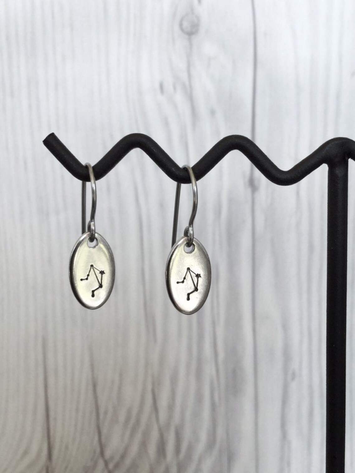 Libra Earrings Libra Jewelry Zodiac Sign Earrings | Etsy