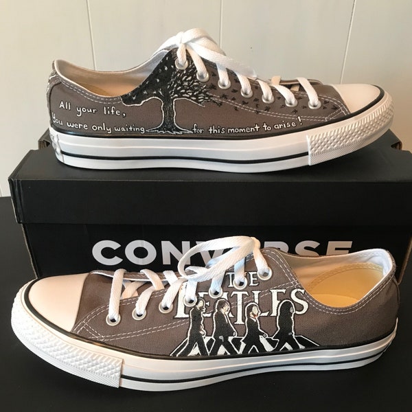 Beatles Converse - Etsy