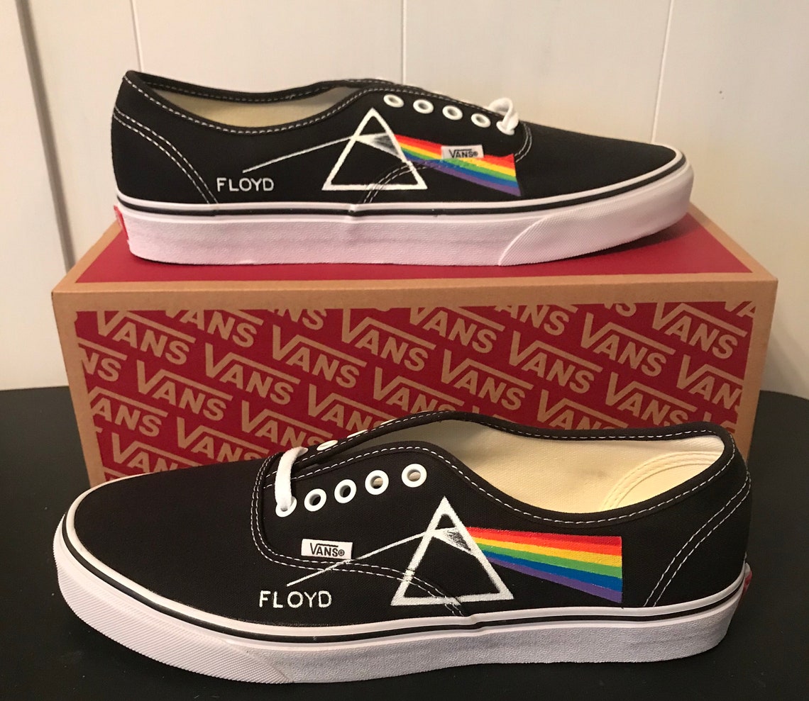 Pink Floyd Prism Custom Hand-painted Low-top Converse | Etsy