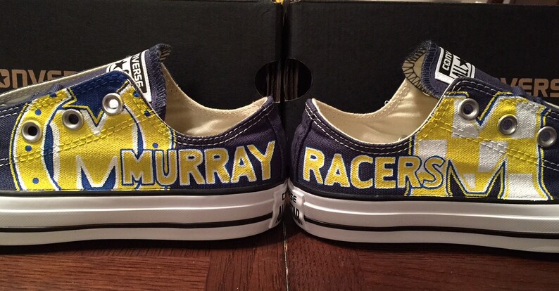 Murray State University Racers Low-top Converse - Etsy