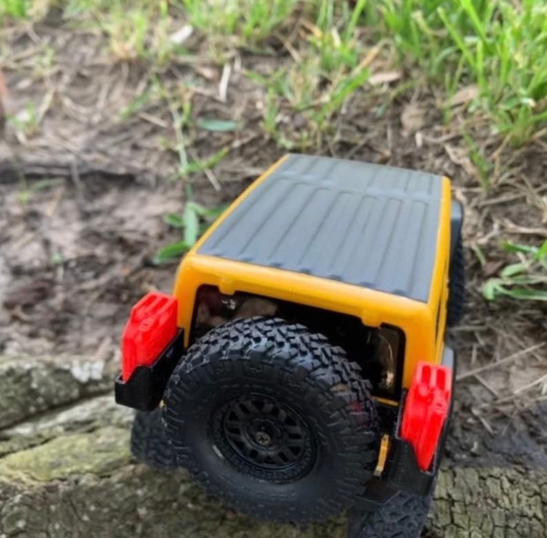 Axial Scx24 Black Roof Wrap Decal | Etsy