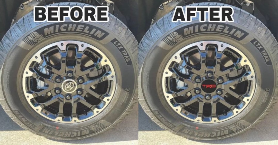 3M 4x TRD Vinyl Decal Sticker Universal Center Wheel Vinyl Decal - Etsy