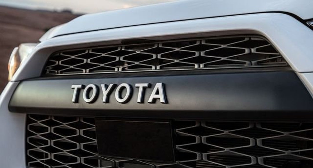 Fits 2010-2022 Toyota 4runner Front Grille Letter (3M) Decal Overlay - Etsy