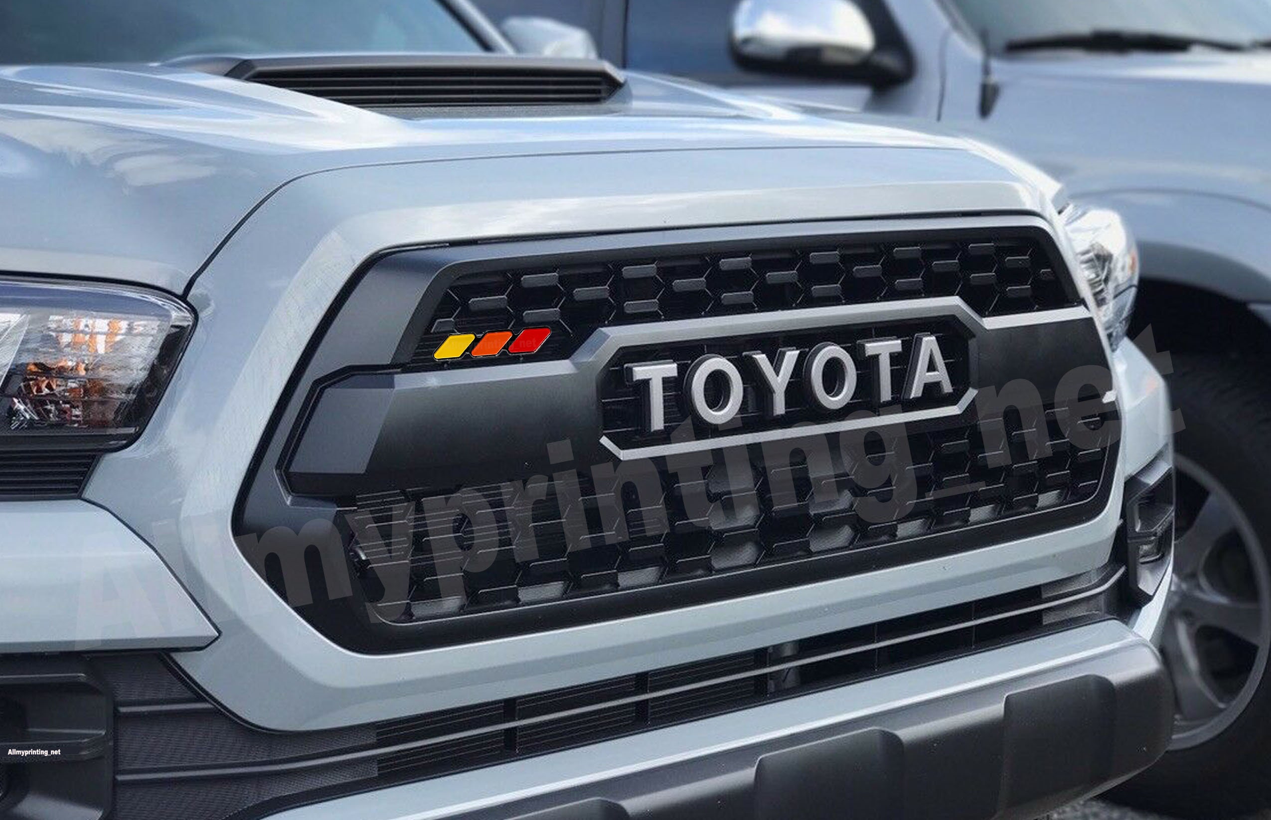 Toyota TRD Grille Badge EMBLEM Tacoma 4runner Tundra Sequoia Rav4 ...