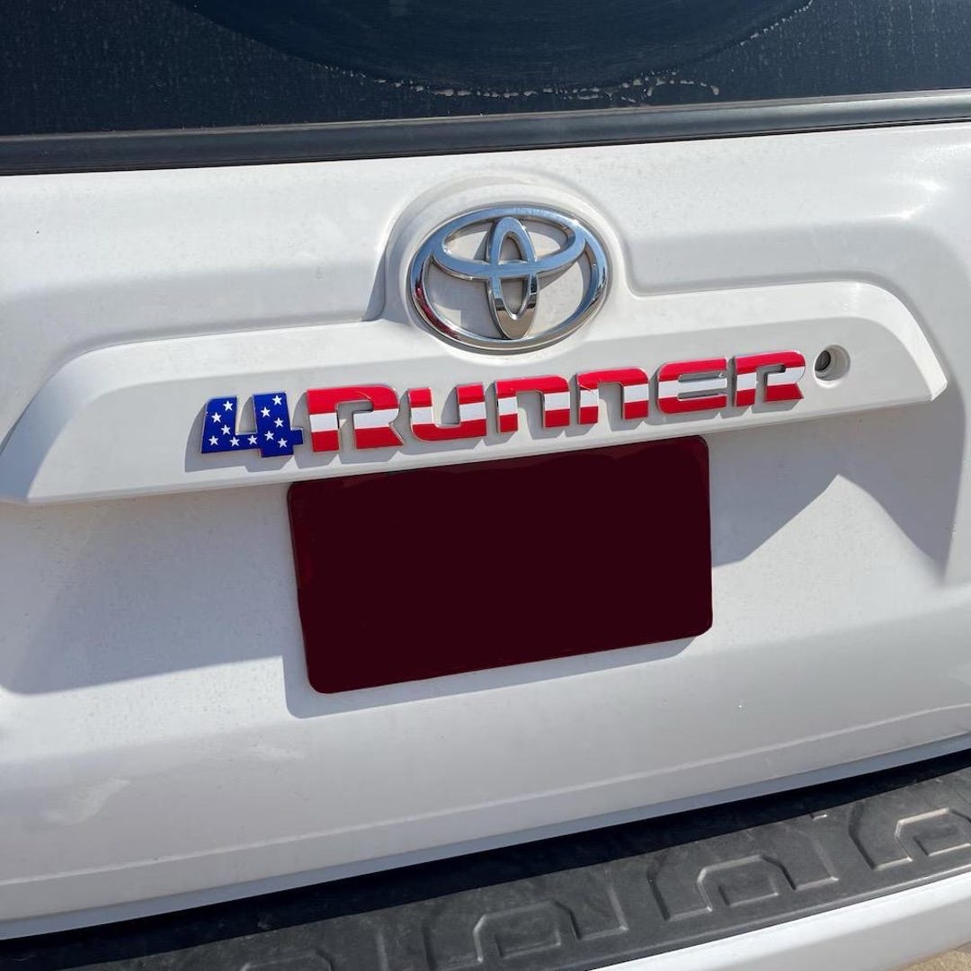 Fits 2010-2022 Toyota 4runner Rear Emblem 3M Decal Overlay - Etsy
