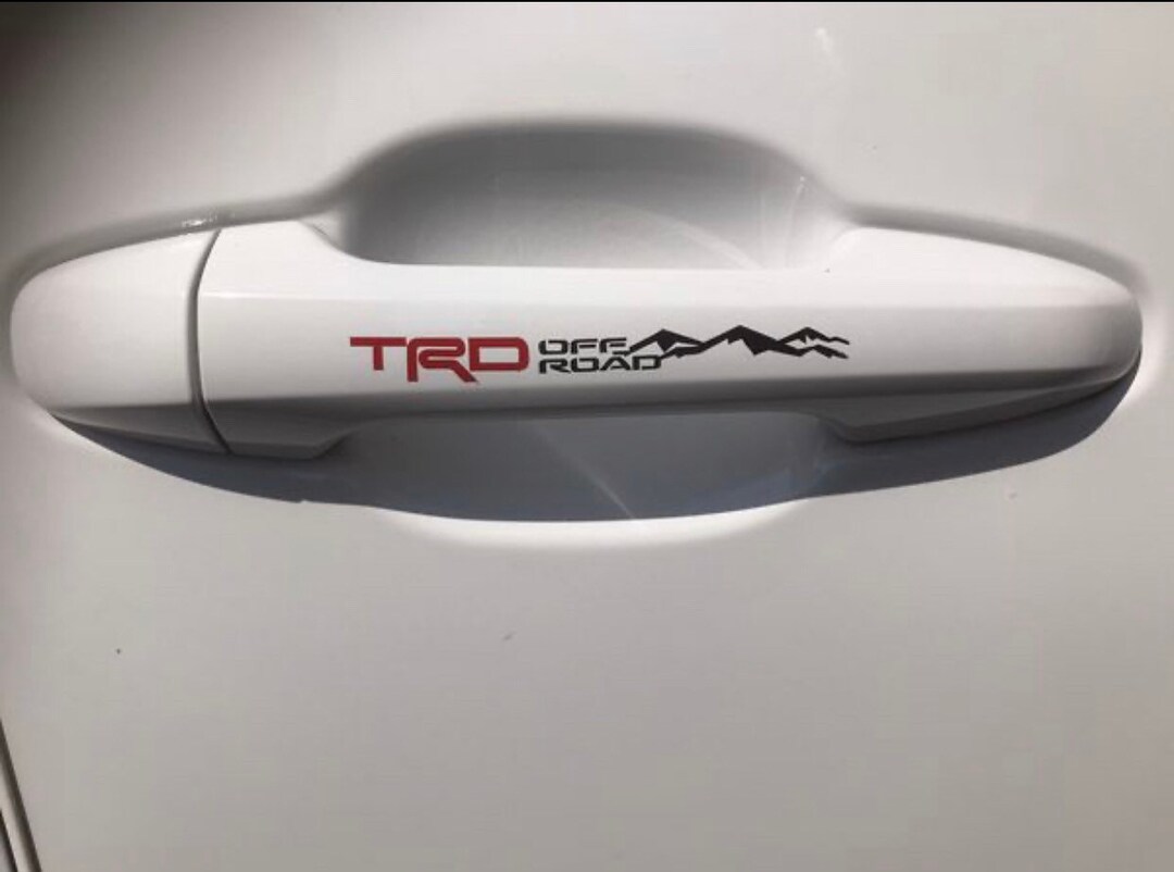 TRD off Road Mountain Decals for Handle Lasts 7+, off Road Decals, Door ...