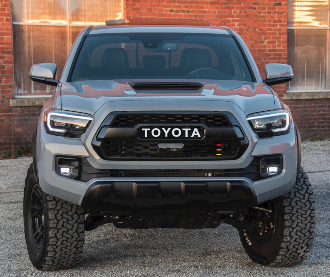 Toyota Tacoma TRD Pro Front Grille Vinyl Cut Letter Decals, Waterproof ...
