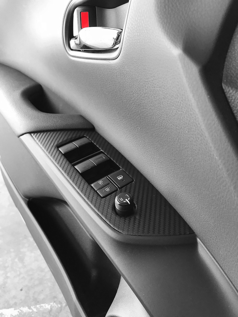 Toyota Prius hybrid vinyl decals Door Panel Carbon Fiber | Etsy