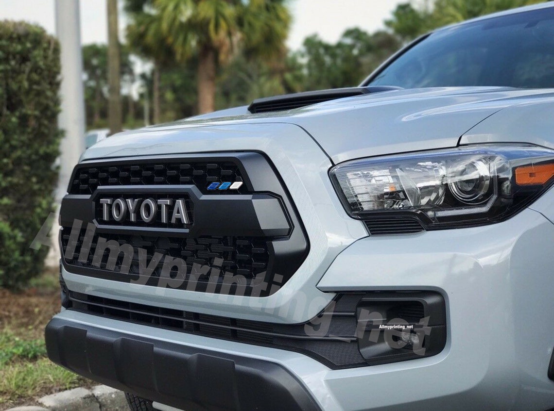 Toyota TRD Grille Badge EMBLEM Tacoma 4runner Tundra Sequoia Rav4 ...