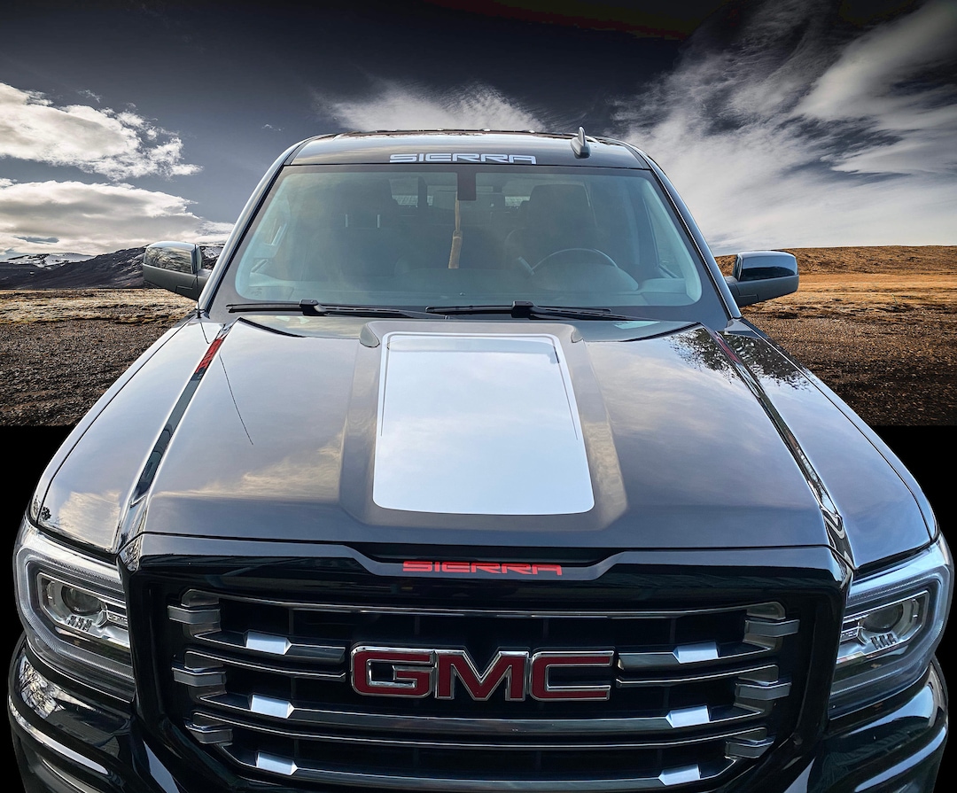 GMC Sierra Hood Decals, Stickers, Adhesives, High Quality Vinyl ...