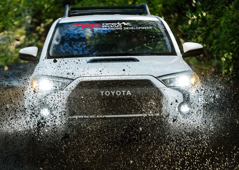 Toyota 4runner Windshield Vinyl Decals - TRD off Road - Etsy