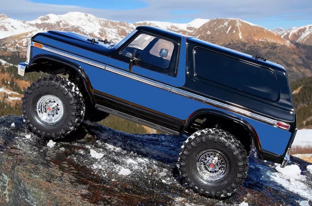 1:10 Traxxas TRX-4 Waterproof 1979 Bronco Body Skin Wrap Decal TRX4 - Etsy