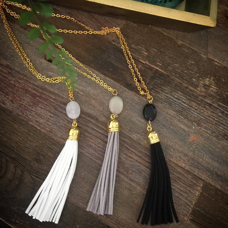 Tassel Necklace - Etsy