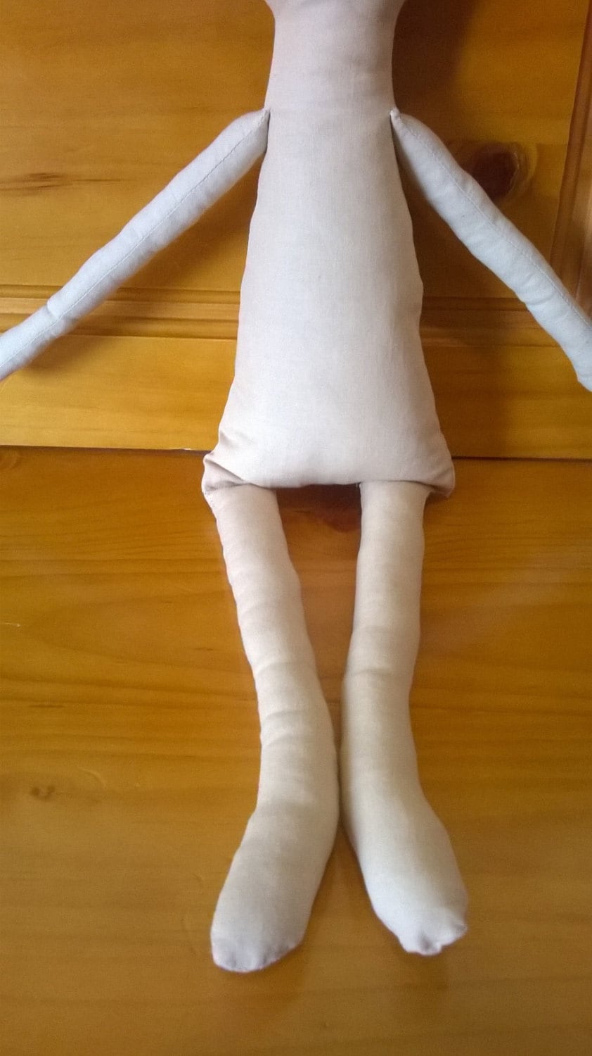 Primitive Muslin Doll Body Blank Muslin Cotton Rag Doll - Etsy
